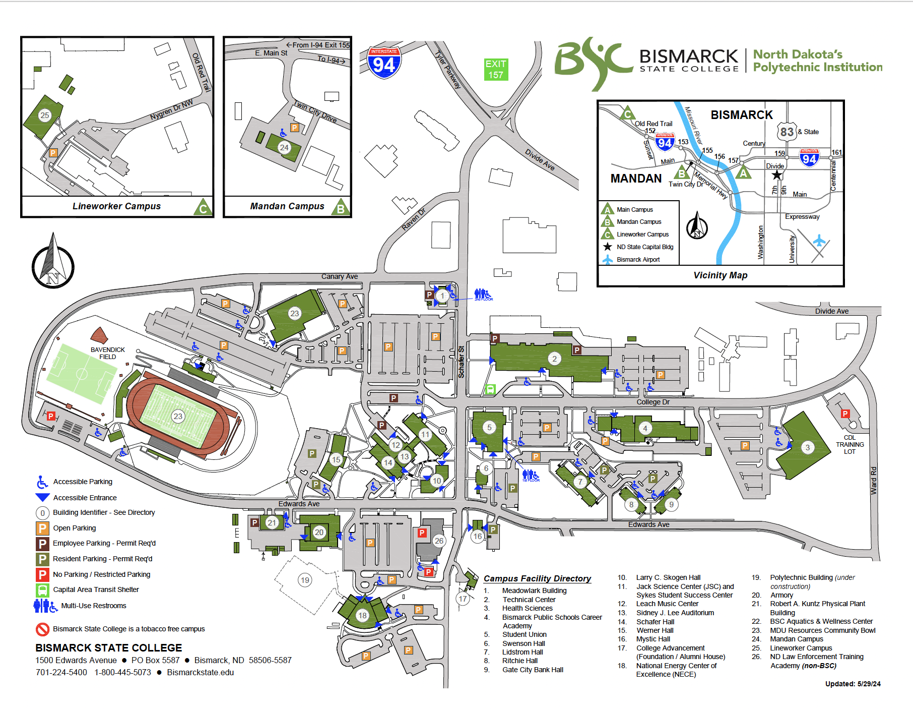 Campus Map | Bismarck State College